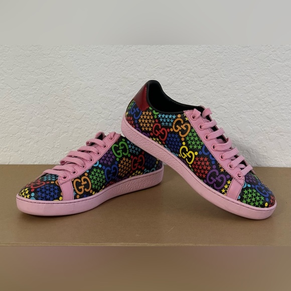 Gucci | Shoes | Gucci Ace Limited Edition Psychedelic Print | Poshmark